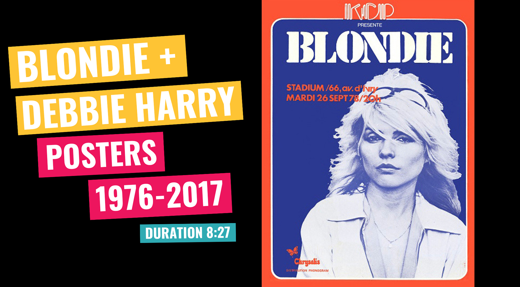 Blondie + Debbie Harry Posters 1976-2017 - The Best Of Blondie
