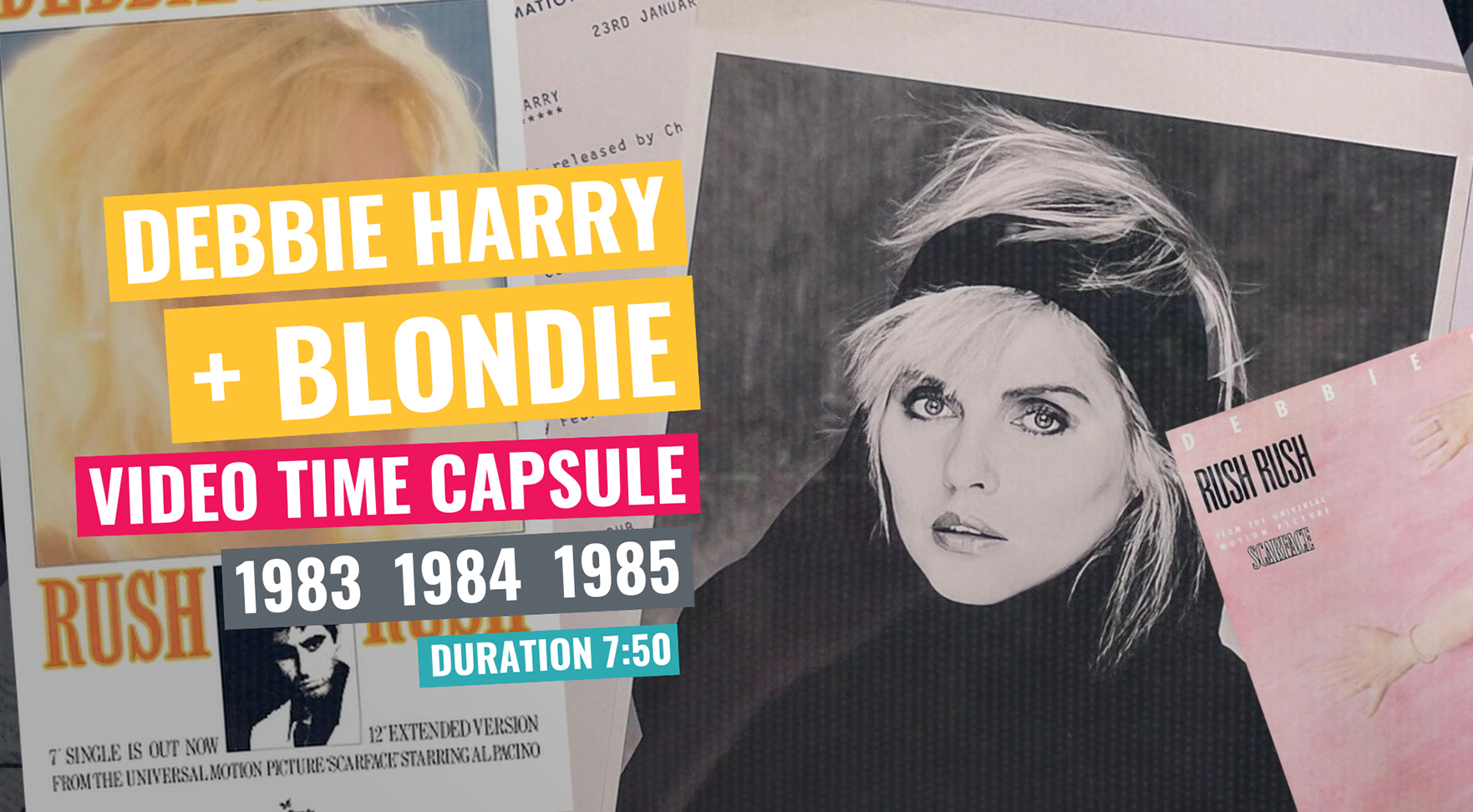 Debbie Harry / Blondie - Video Time Capsule - 1983 / 1984 / 1985 - The ...