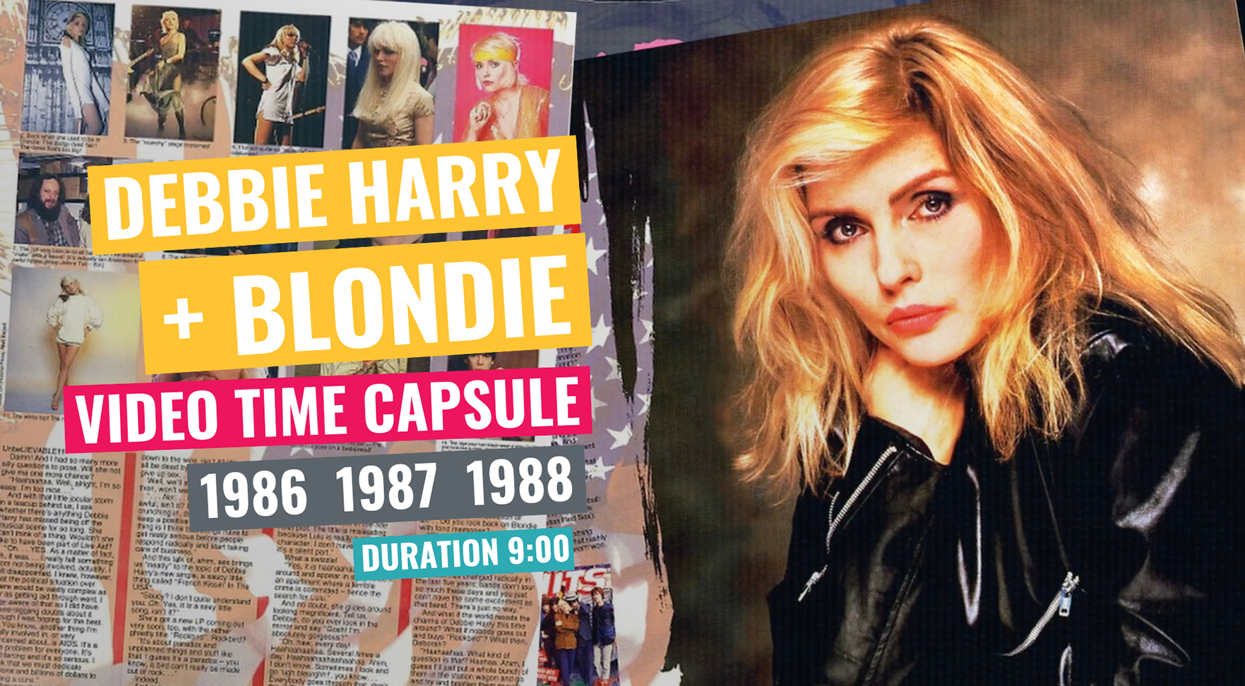 Debbie Harry / Blondie - Video Time Capsule - 1986 / 1987 / 1988 - The ...
